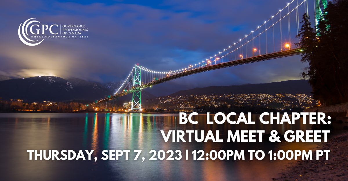 BC Local Chapter: Online Meet & Greet